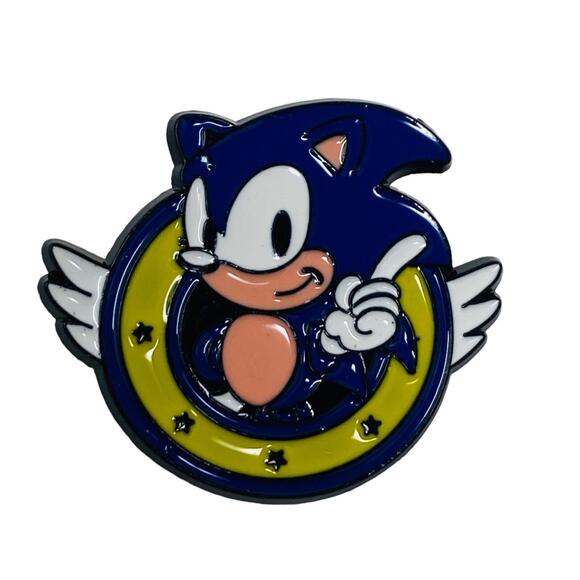 Jewelry | Sonic The Hedgehog Inspired Enamel Pin Brooch | Poshmark